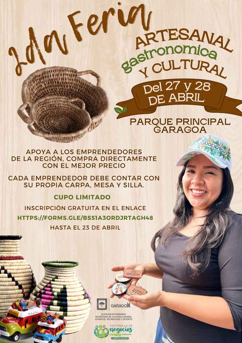 GARAGOA: 2a Feria Artesanal, Gastronómica y Cultural - Fondocultura.org