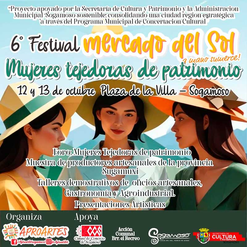 SOGAMOSO: Sexto Festival Mercado del Sol