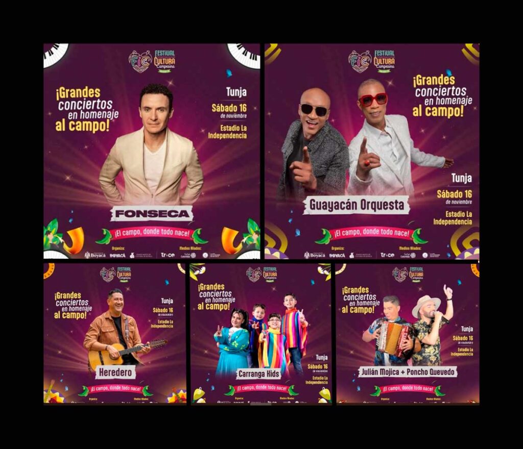 TUNJA: Fonseca, Guayacán Orquesta ... | Conciertos FICC 2024