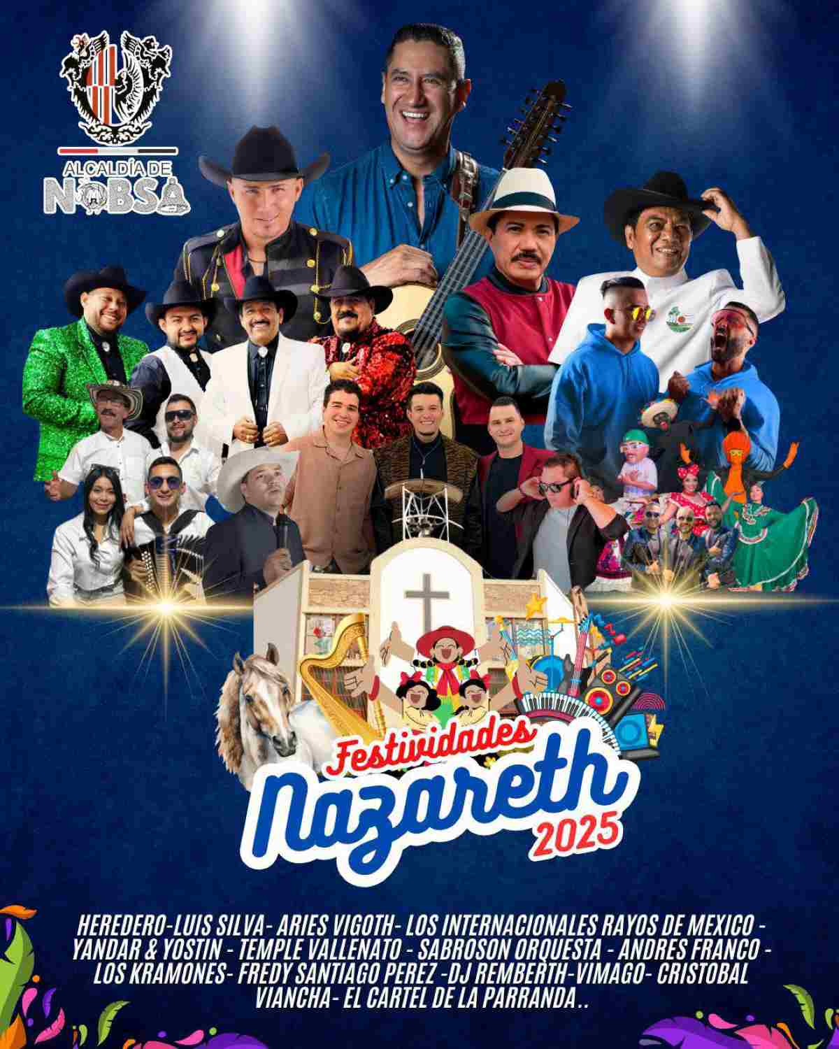 NOBSA: Festividades en Nazareth 2025 - Fondocultura.org